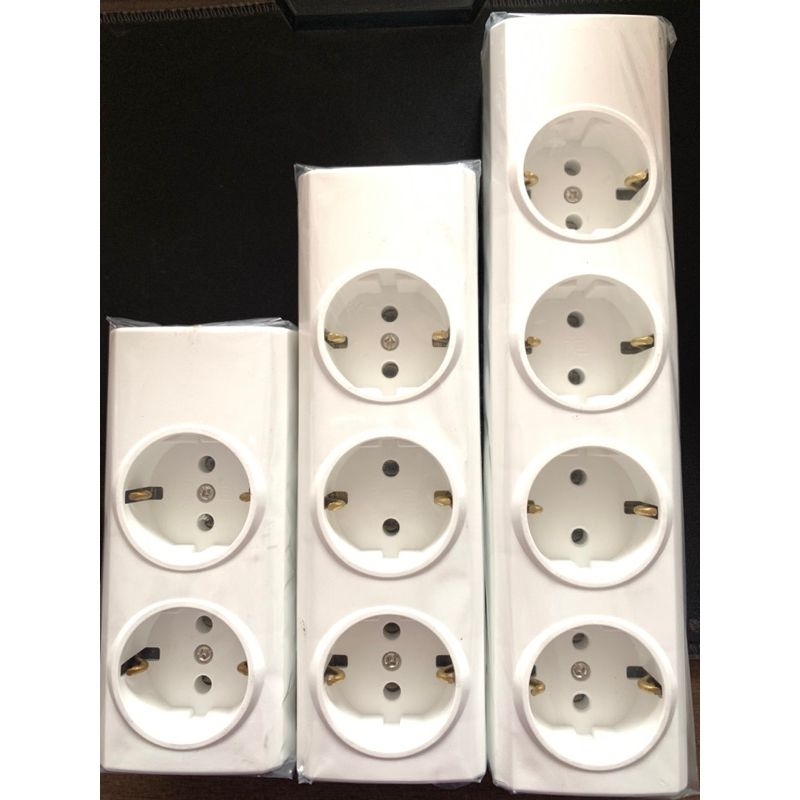 Jual Stop kontak Broco 2/3/4/5 lubang Colokan Broco terminal listrik | Shopee Indonesia