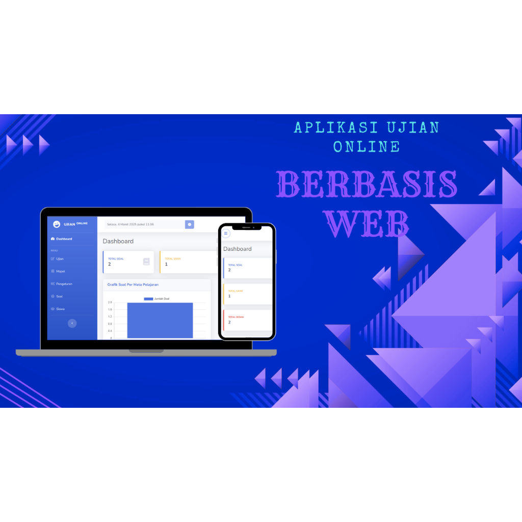 Jual APLIKASI UJIAN ONLINE BERBASIS WEB menggunakan php native dan mysql | Shopee Indonesia