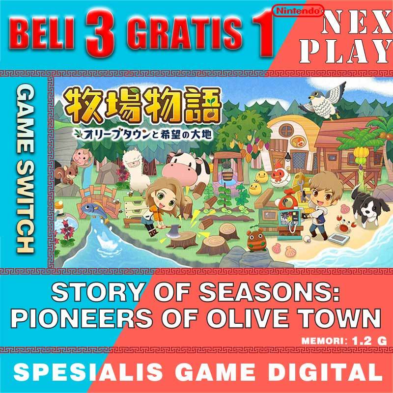 Jual STORY OF SEASONS: Pioneers of Olive Town Nintendo Switch Digital ...