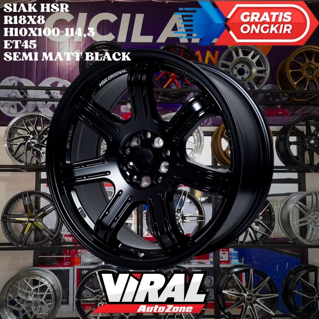 Jual Velg Mobil Ring 18 HSR SIAK R18 UNTUK FT86 , NEW ALTIS , CIVIC , MAZDA3 | Shopee Indonesia