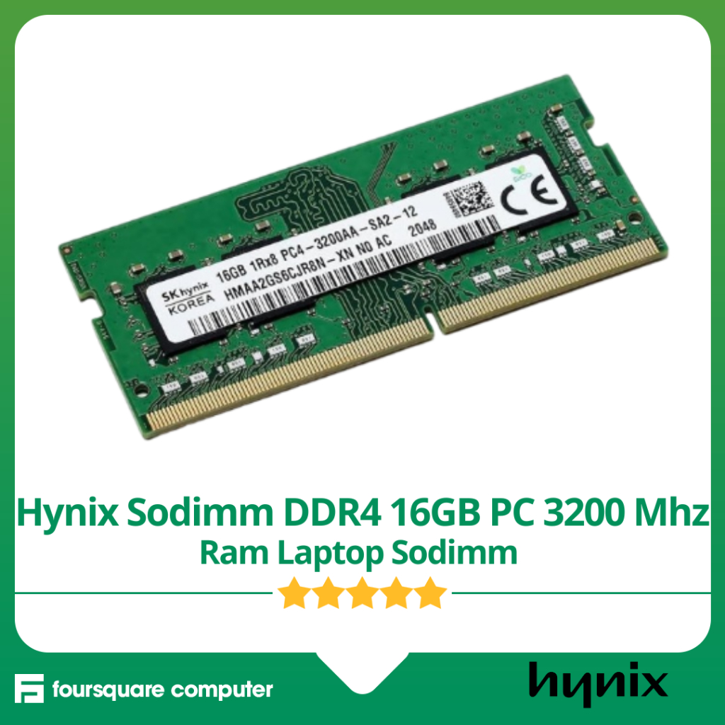 Jual Hynix Sodimm DDR4 16GB PC 3200 Mhz Ram Sodimm Laptop | Shopee Indonesia