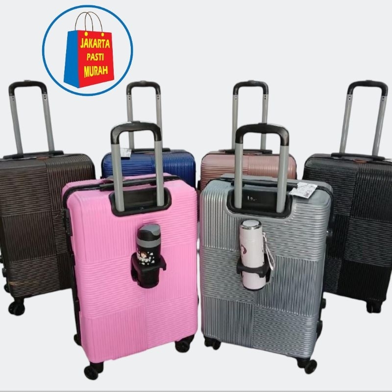 Jual Koper Fiber Merk Polo Happy 8018 Ukuran 20 dan 24 inch Bisa Masuk ...