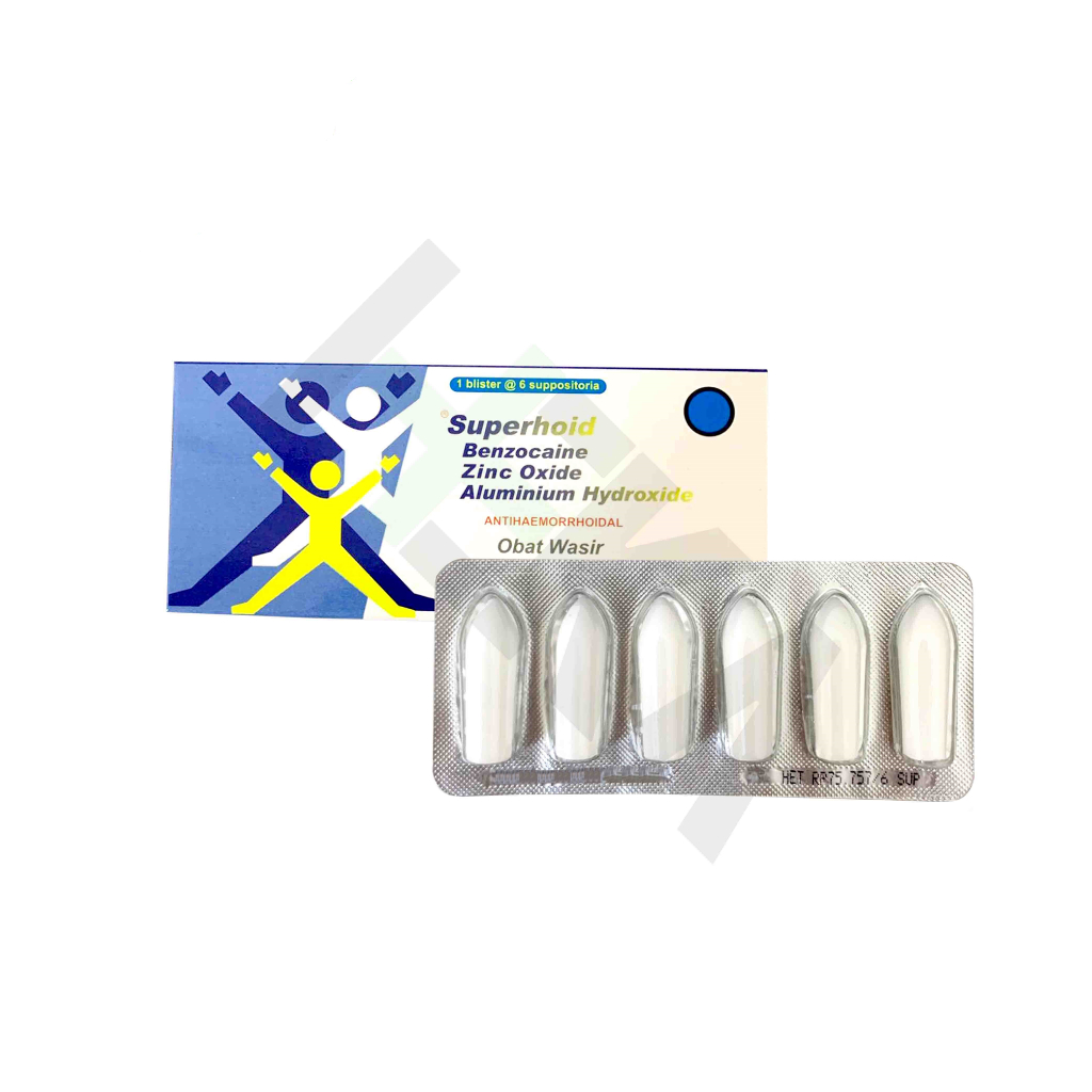 Jual Superhoid Suppositoria Box isi 6 Supp - Obat Wasir [Majapahit ...