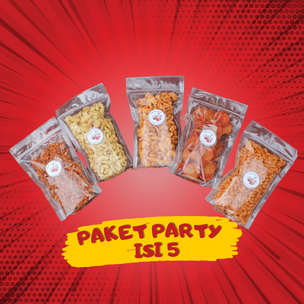 Jual PAKET PARTY PUAS CEMILAN ORIGINAL DAN PEDAS | Shopee Indonesia