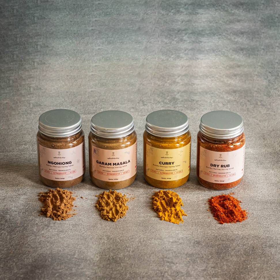 Jual Tani Organic Dry Rub Bumbu Marinasi Bumbu Kare Kari India Ngohiong ...