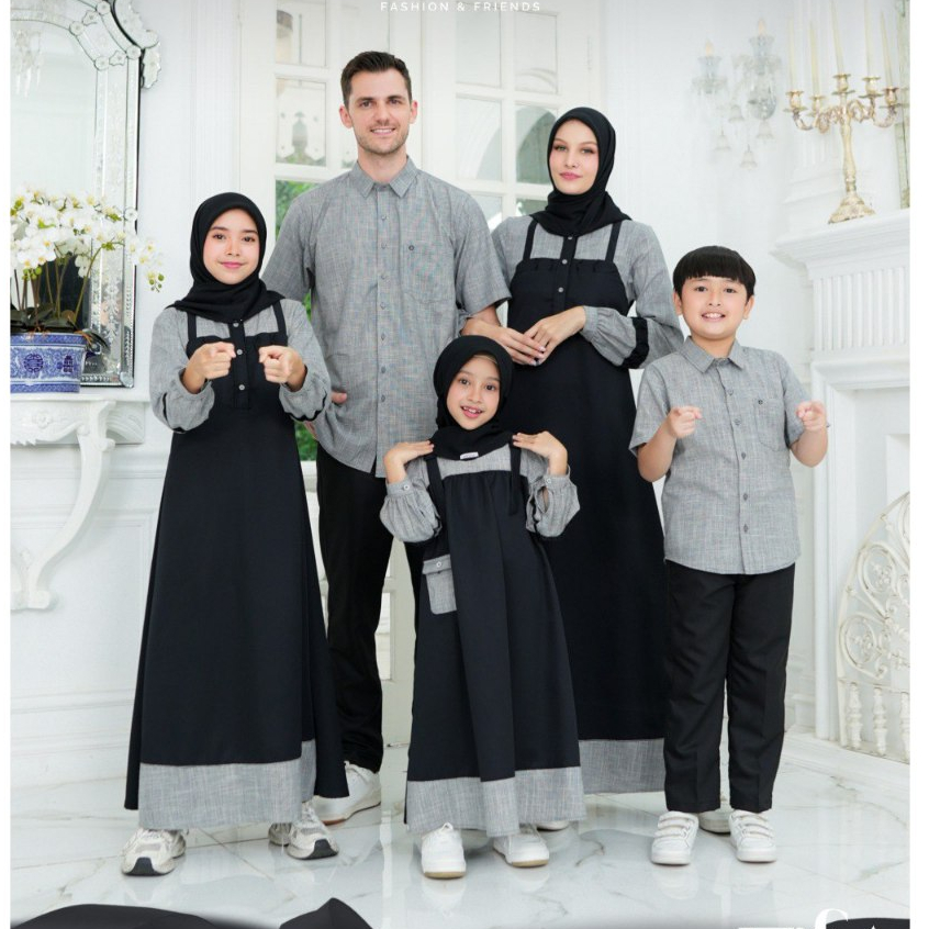 Jual SARIMBIT ETHICA 2025 ELFA 316 IRON BLACK MODEL BAJU COUPLE ...