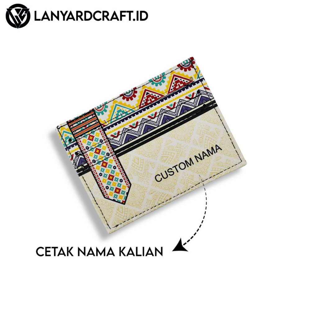 Jual Card Holder Custom Nama Dompet Kartu Wallet Special Edition 6 Slot ...
