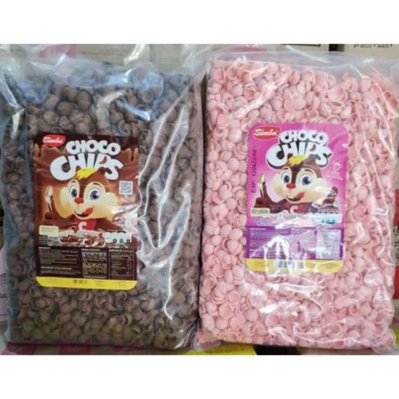 Jual Choco Chips Simba - Koko Krunch Strawberry / Coklat 1 Kg | Shopee ...