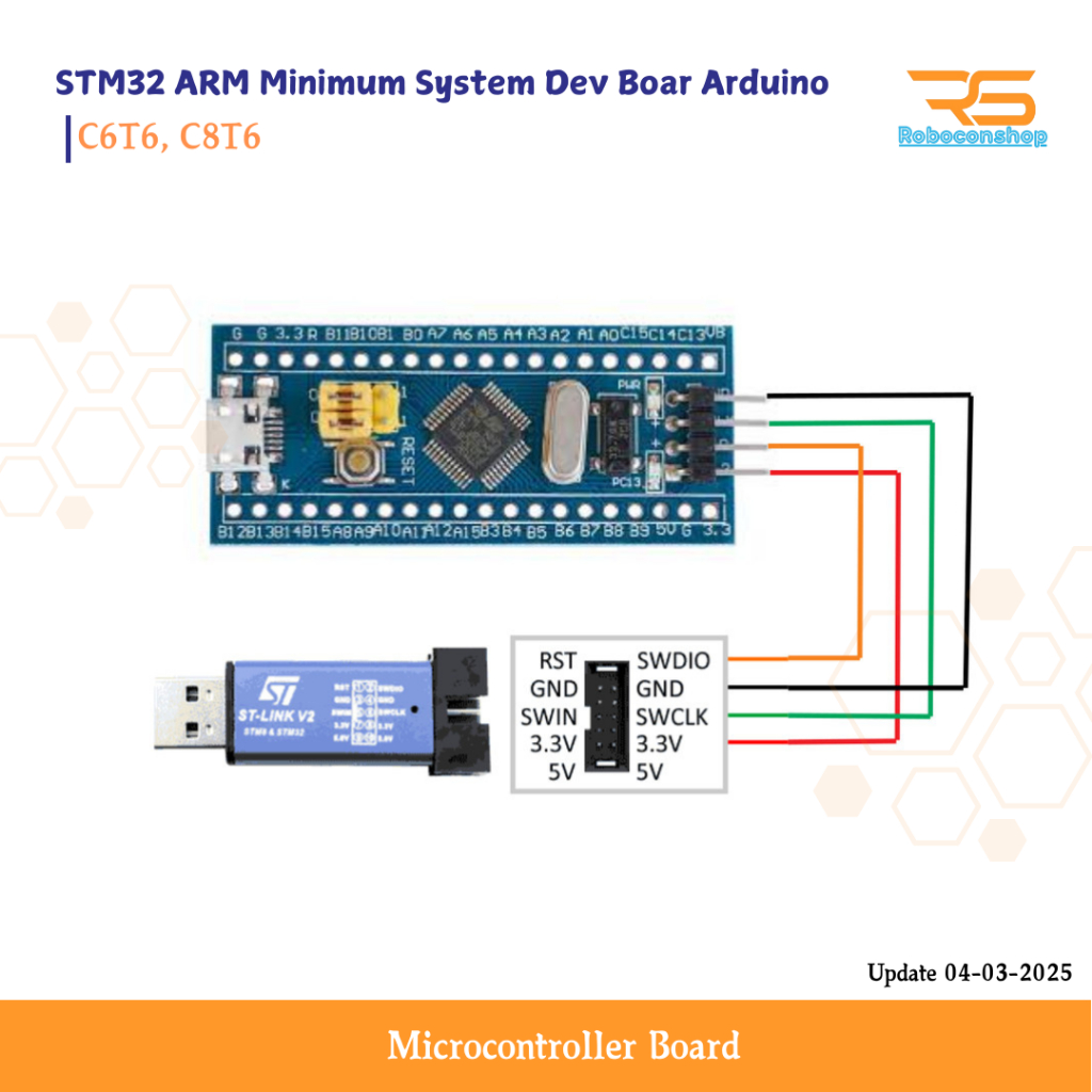 Jual BluePill+ BluePill Plus STM32F103C8T6 STM32F103C6T6 Papan Sistem Microcontroller Core Board ...