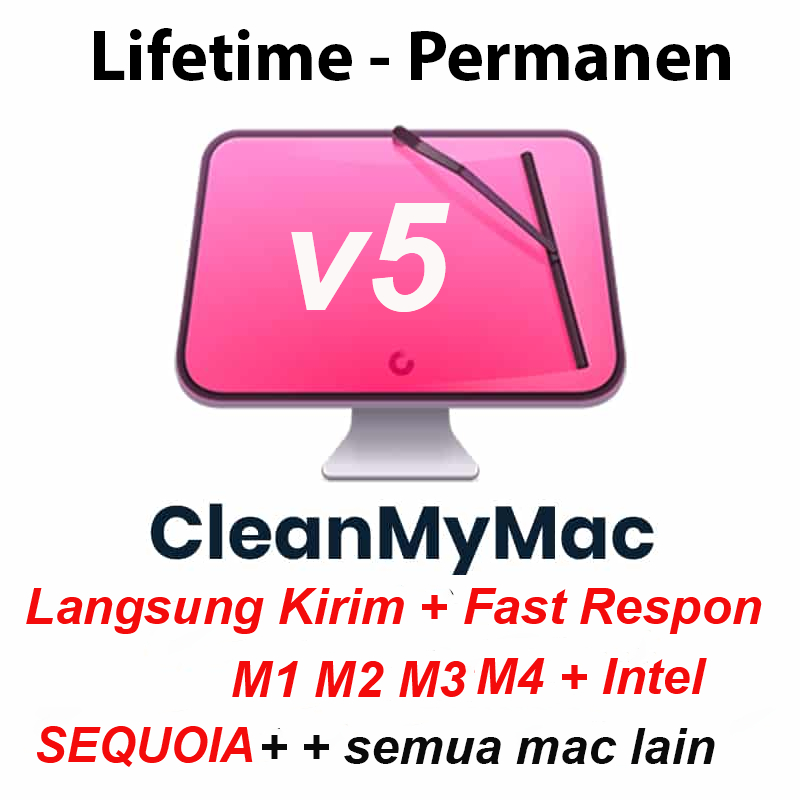 Jual CleanMyMac 2025 permanen untuk Mac M1 M2 Intel Aplikasi Pembersih+Antivirus Mac - Clean my ...