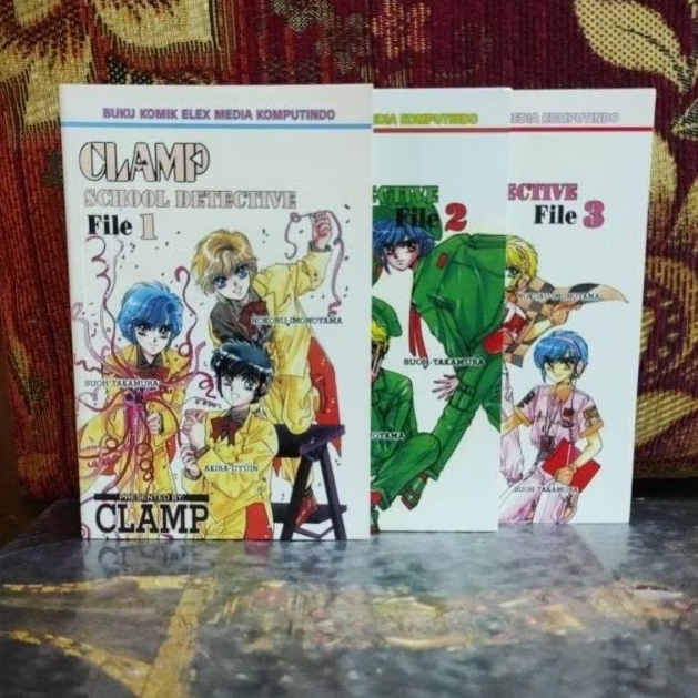 Jual Komik Original CLAMP SCHOOL DETECTIVE CLAMP FILE 1-3 Tamat Fullset ...