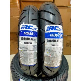 Jual Ban IRC Scoopy Genio Depan Belakang MB 67 / MB 86 110 90 12 / 100 90 12 Tubeless Garansi ...