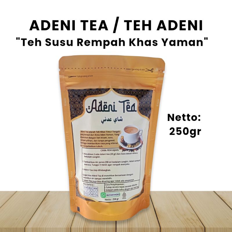 Jual Teh Adeni Teh Susu Rempah Khas Yaman Adeni Tea 250gr | Shopee ...