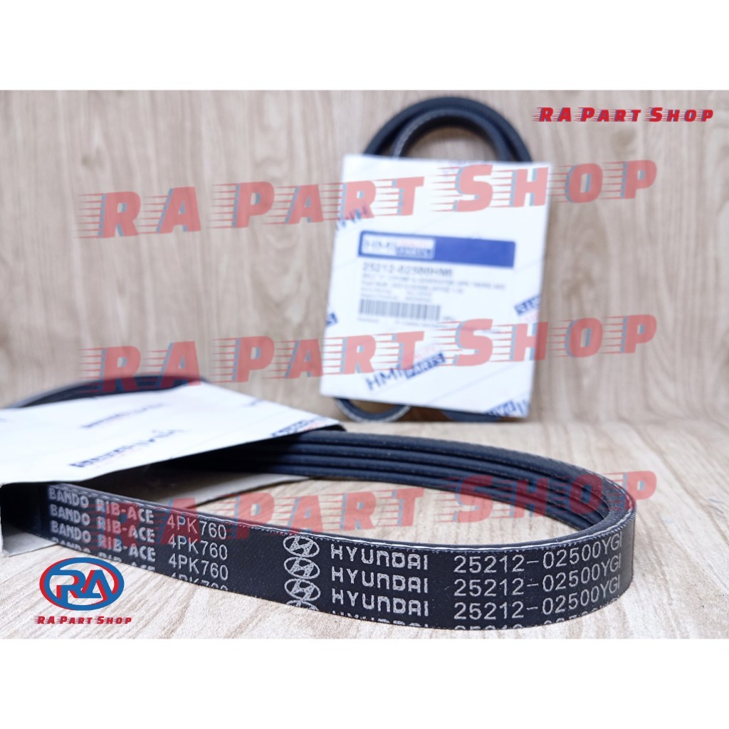 Jual Fan Belt V Vbelt Hyundai Atoz Kia Visto Van Tali Kipas 4PK 760 Alternator Dinamo Amper ...