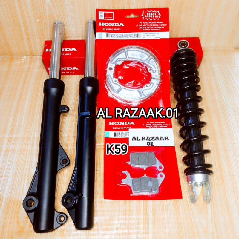 Jual PAKET As Shock Depan plus Tabung+Shockbreaker belakang Honda Vario 125/Esp/Vario 150 Esp ...