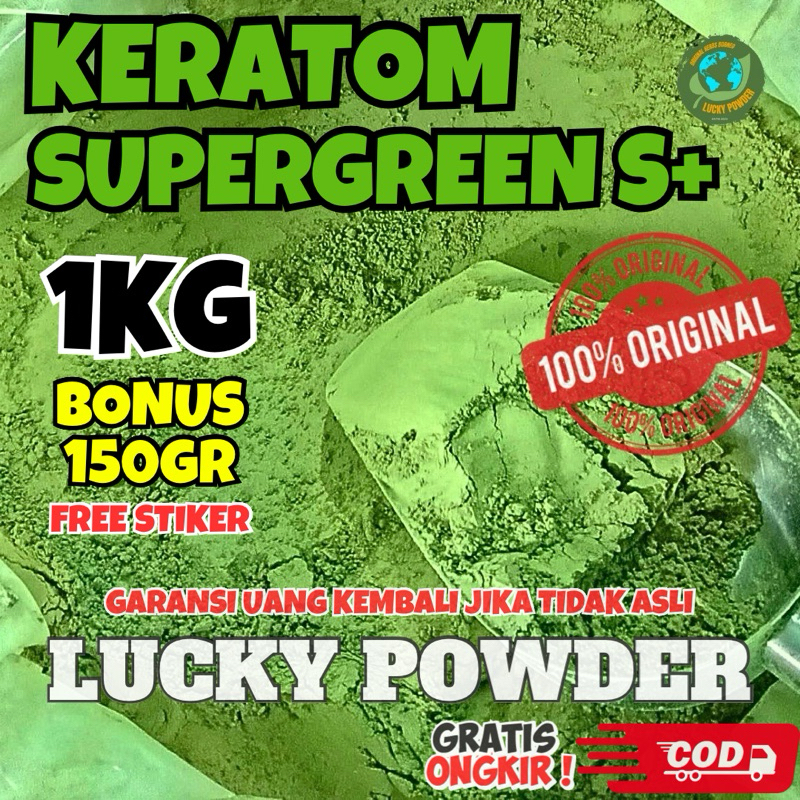 Jual LUCKY POWDER BUBUK HIJAU DAUN PURLIK GRADE S+ KALIMANTAN | Shopee ...