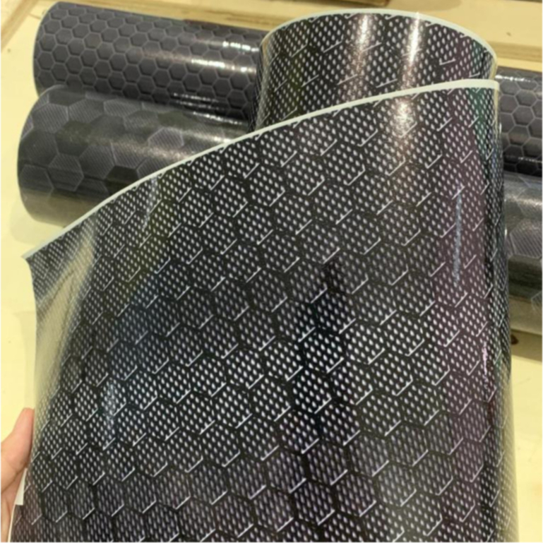 Jual STICKER KARBON MOTIF HEXAGON 6D MOTOR MOBIL SERBAGUNA / STICKER ...