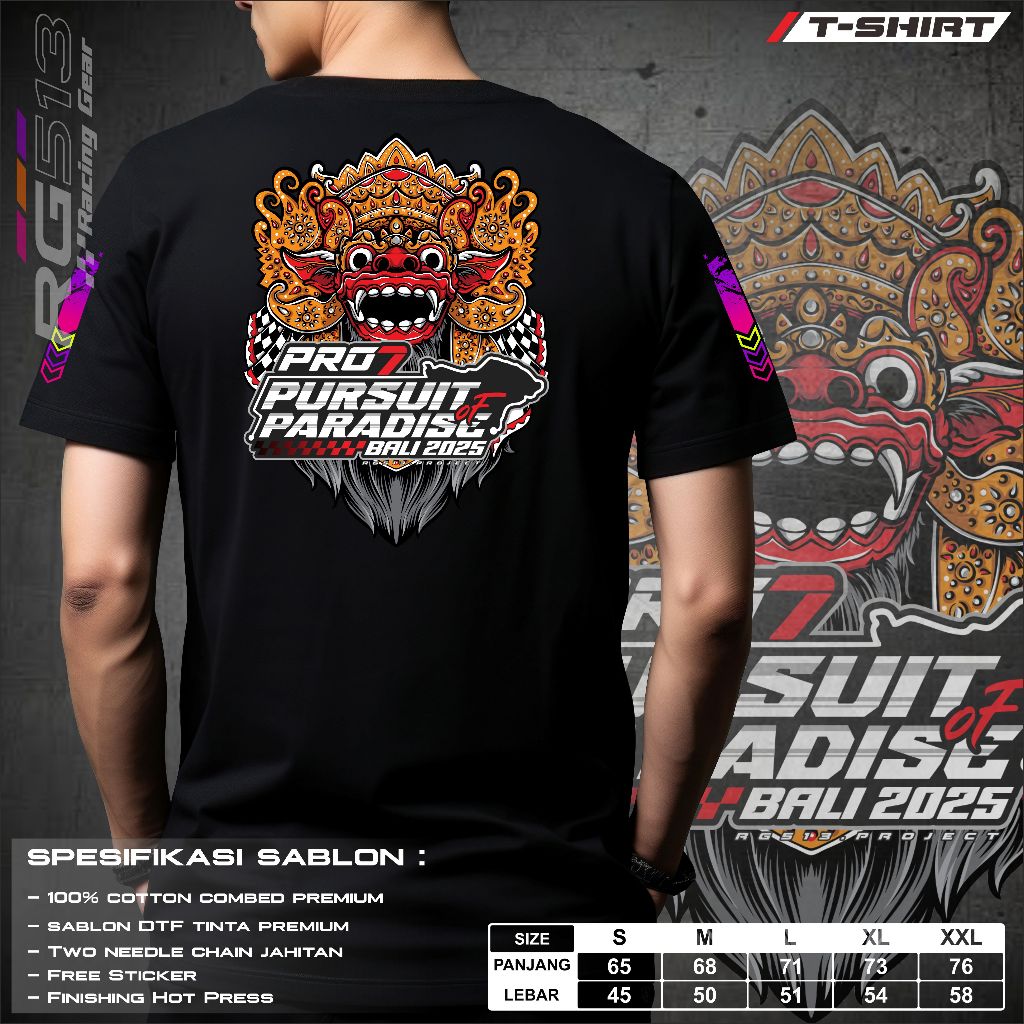 Jual PRO7 BALI 2025 - Kaos Atasan Pro 7 Pursuit Paradise Bali 2025 ...