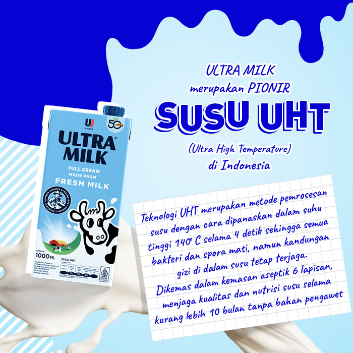 Jual Ultra Milk Susu Ultra UHT Full Cream 1Lt | Shopee Indonesia
