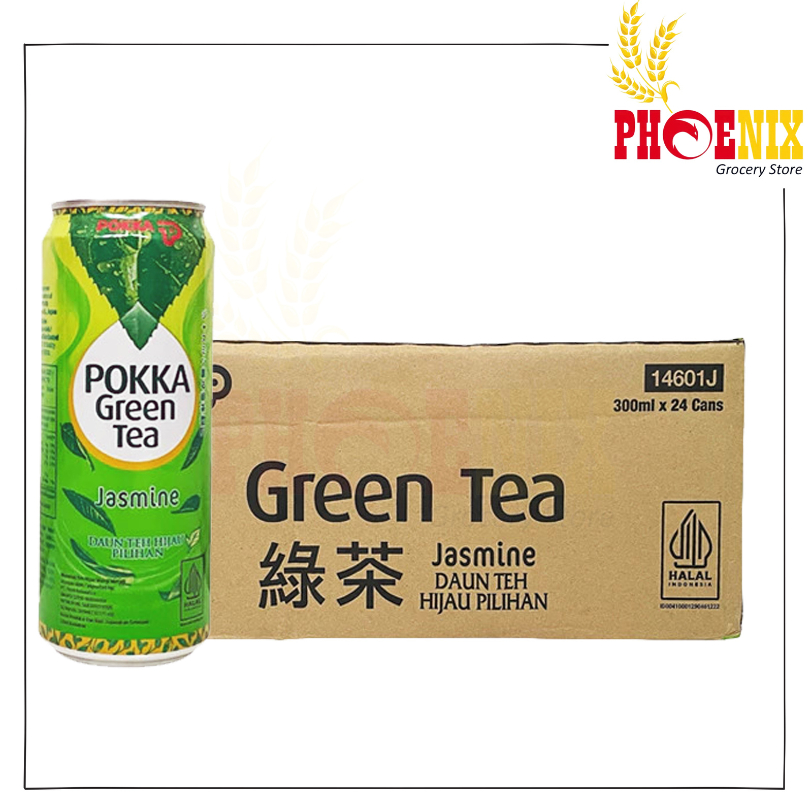 Jual Pokka jasmine green tea dan Oolong tea 24 kaleng @330 ml | Shopee ...