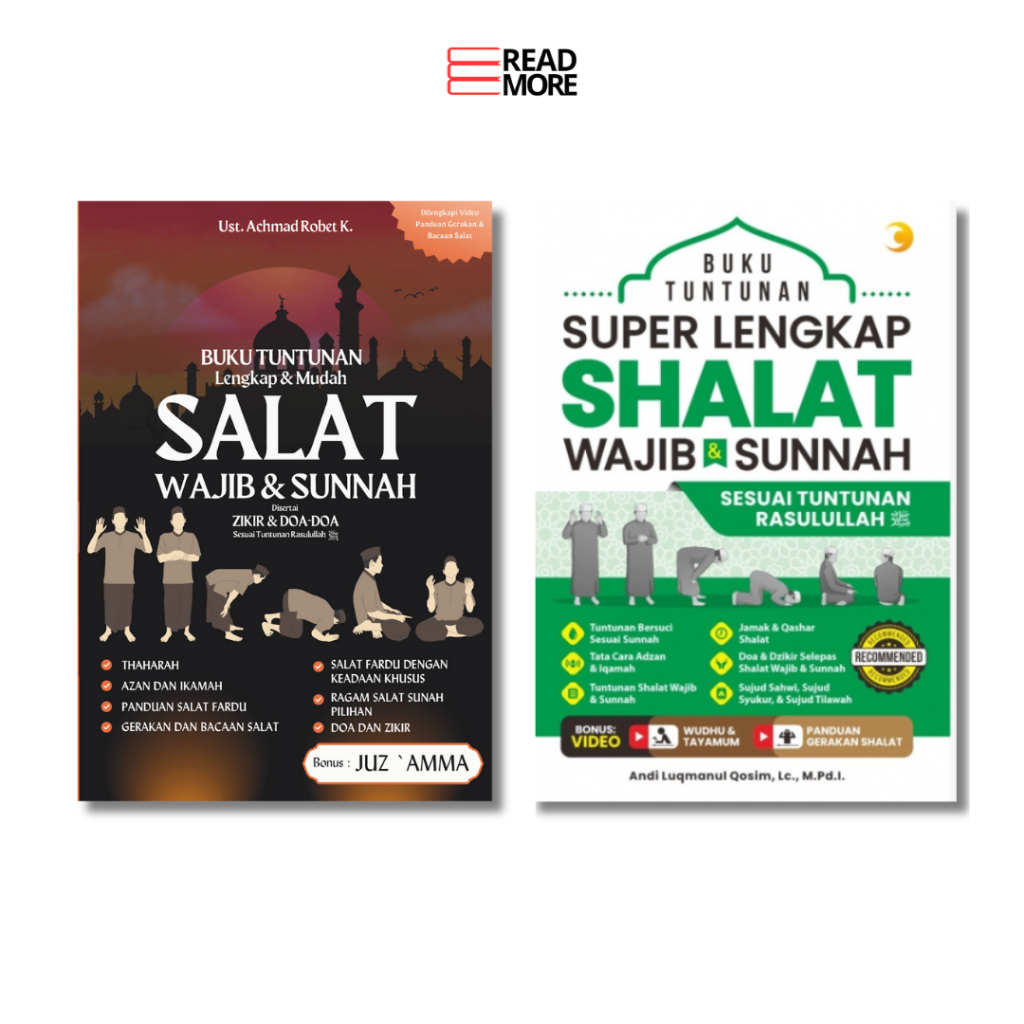 Jual Paket Hemat 2 Buku Best Seller (Buku Tuntunan Lengkap&Mudah Salat ...