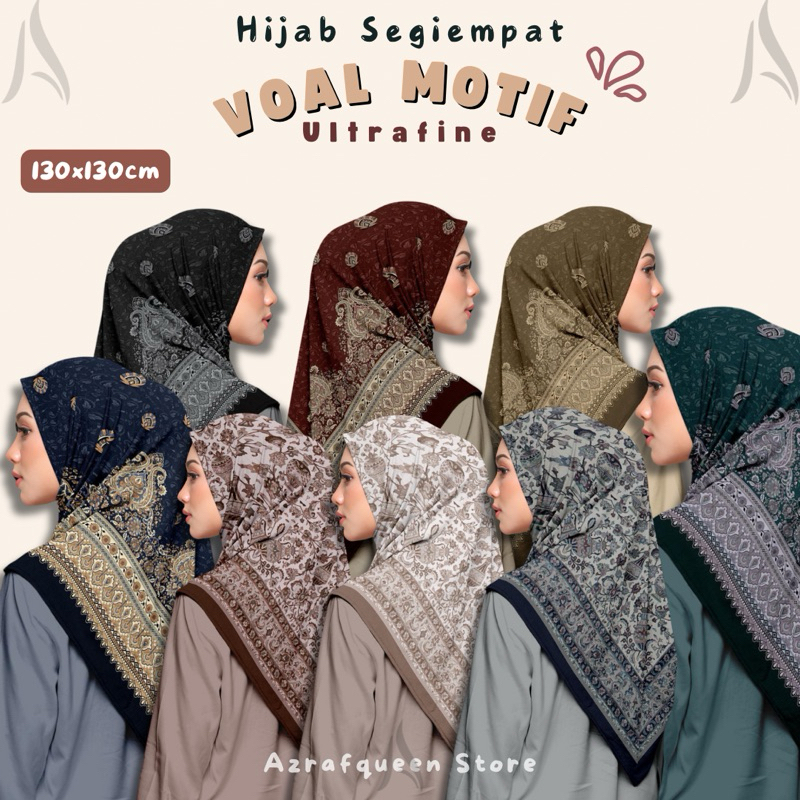 Jual [Ready Stock] Voal Motif Sublim ULTRAFINE Size 130cm- Voal Motif ...
