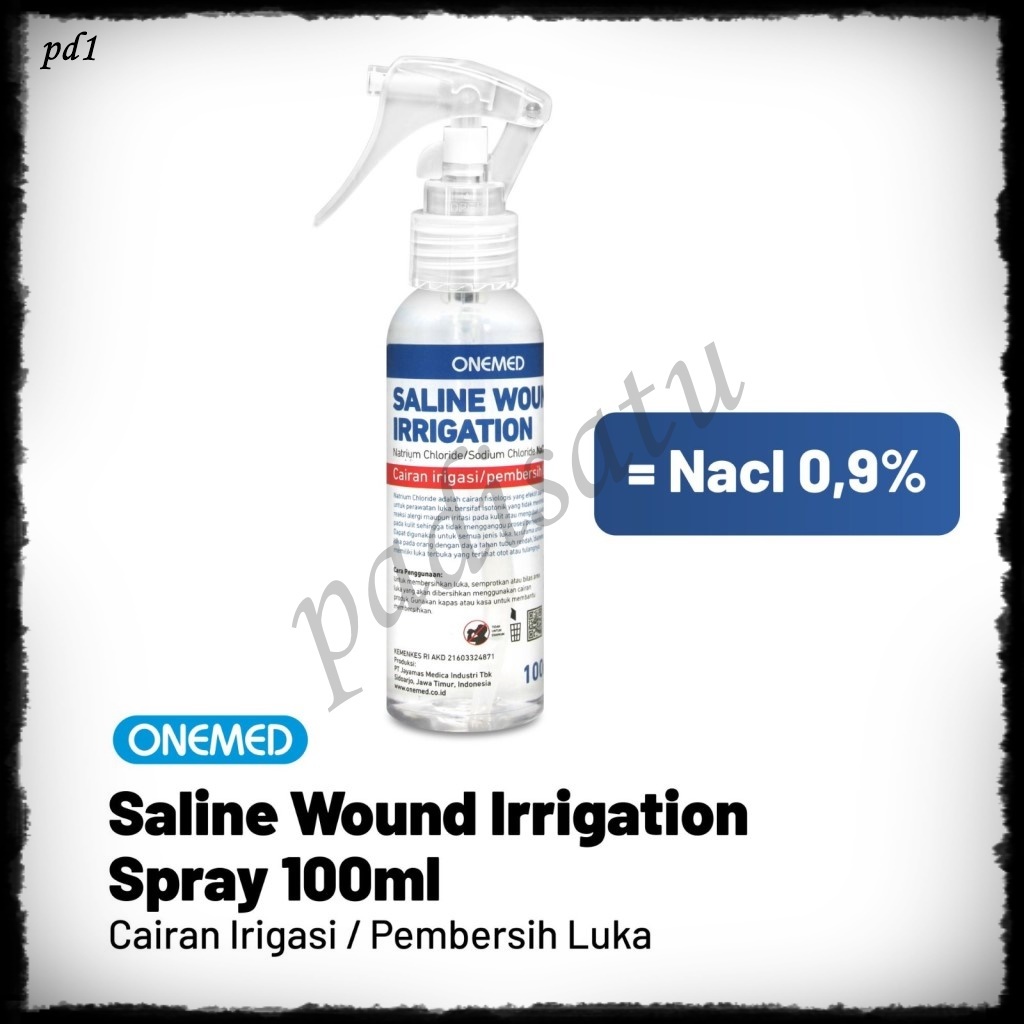 Jual NaCl 0,9% OneSept Solution Cairan Pembersih Luka Antiseptik dan ...