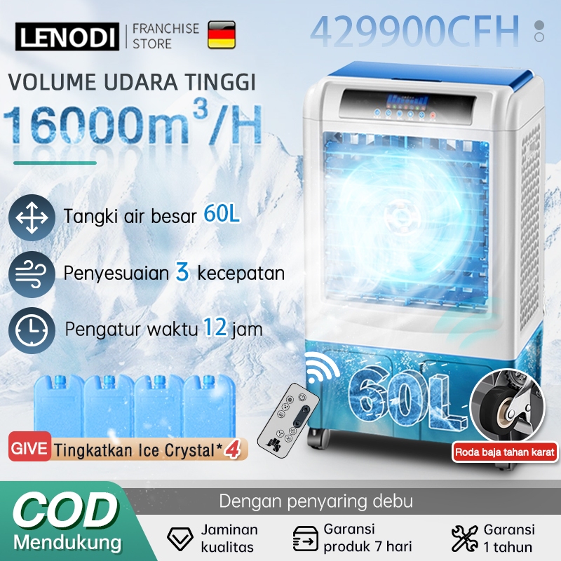 Jual LENODI 60L Air Cooler Rumah/Kipas uap air 12000BTU/AC portabel ...
