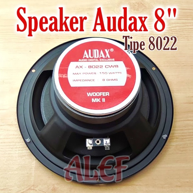 Jual Speaker woofer audax 8 inc 8022 spiker audio AX 8022 CWB woofer MK ...