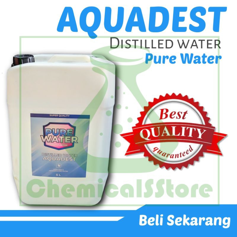 Jual AQUADEST | Pure water | Kemasan 1L | Shopee Indonesia