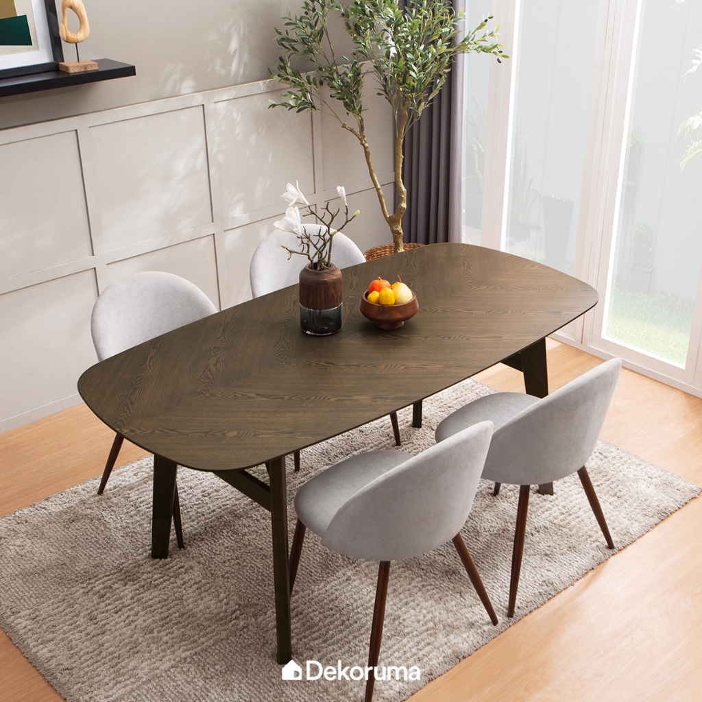 Jual Dekoruma KIGA Meja Makan Untuk 4 Kursi / Dining Table | Shopee ...