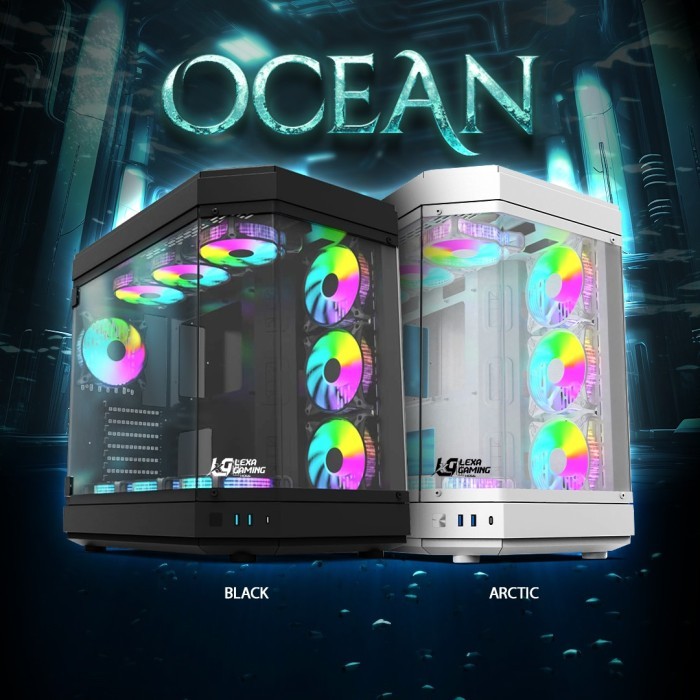 Jual CASING HOSE LEXA GAMING OCEAN ARCTIC FULL TOWER - CASING FRIMELESS ...