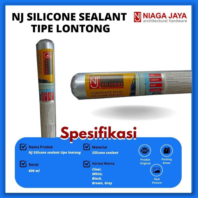 Jual Silicone Sealant Sosis/Lontong Merk Niaga Jaya | Shopee Indonesia