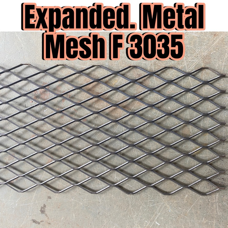 Jual Expanded metal mesh F 3035 , kawat ram plat besi wiremesh tebal ...