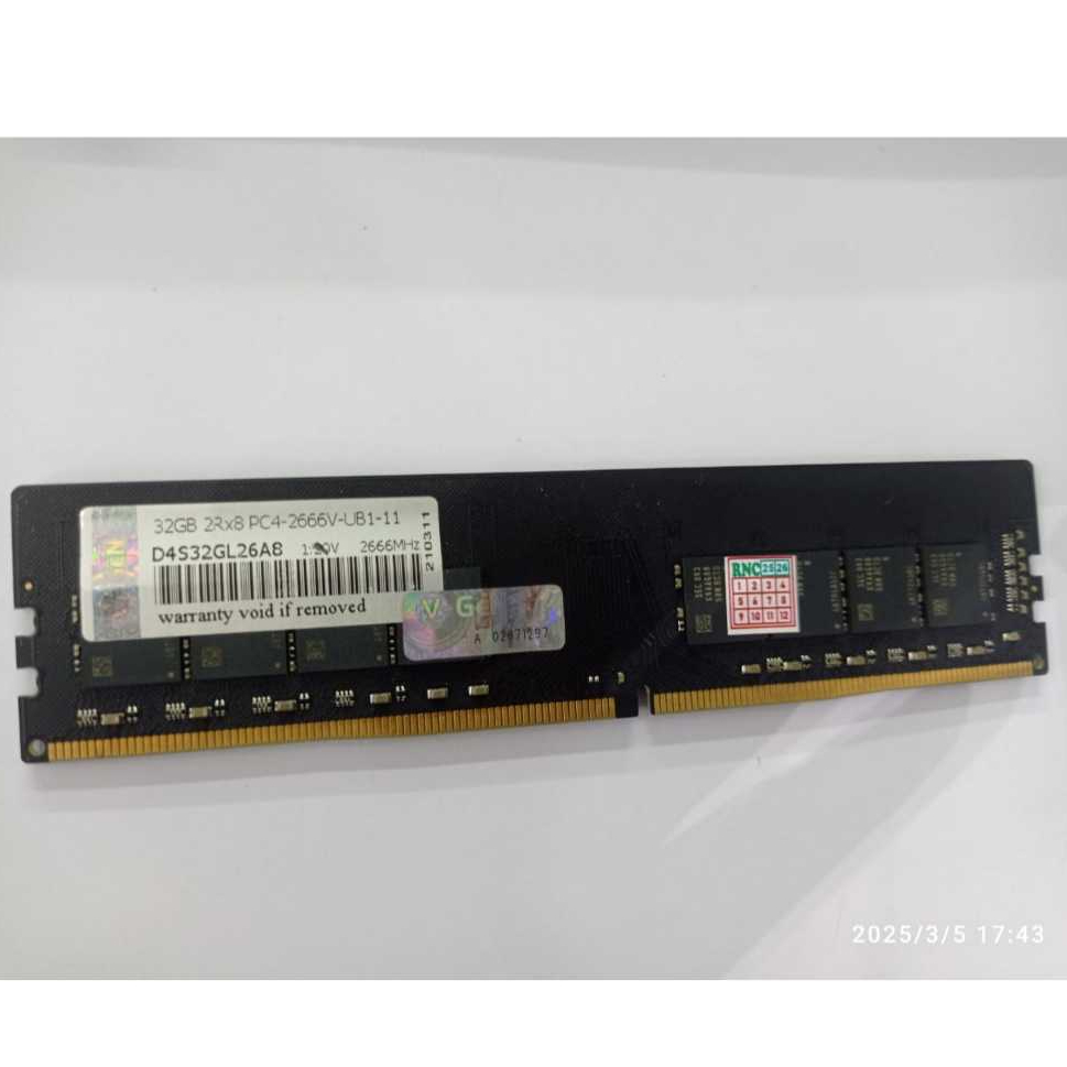 Jual Memory RAM PC Komputer V-GeN PLATINUM DDR 4 32GB 2666Mhz | Shopee Indonesia