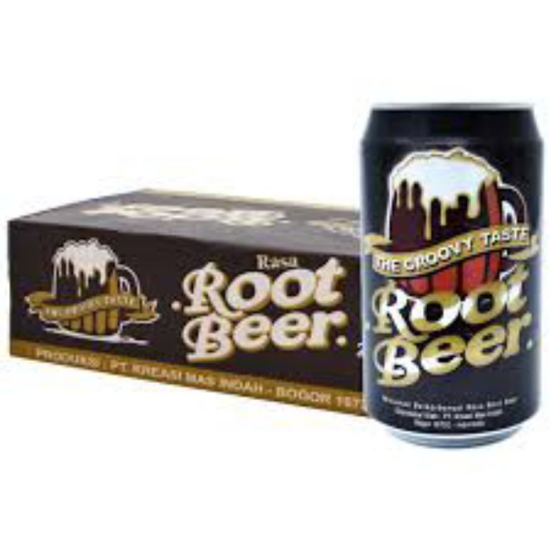 Jual Root Beer Can/ Root Brew/ Minuman Soda Kaleng rasa sarsaparila ...