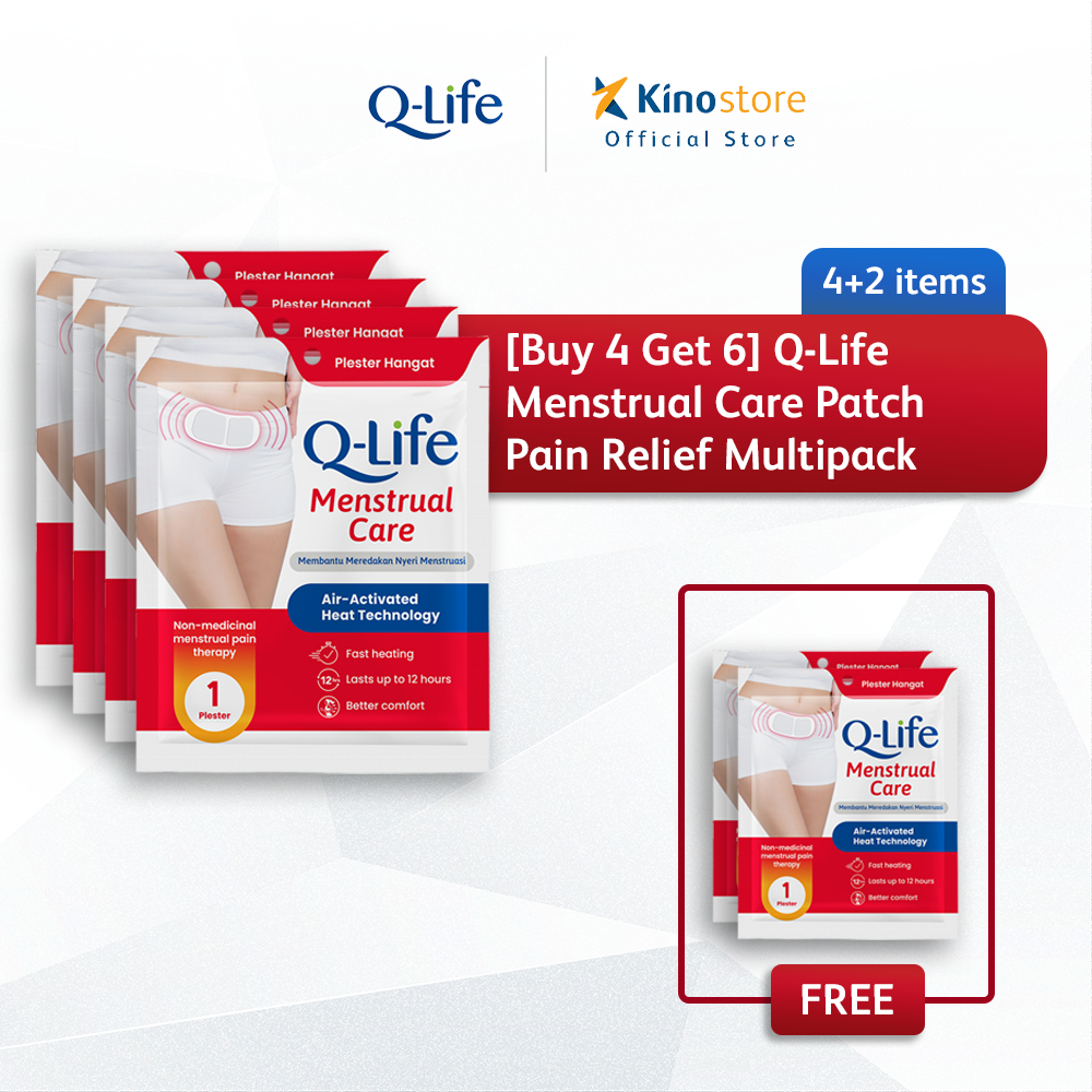 Jual [Buy 4 Get 6] Q-Life Menstrual Care Patch Pain Relief | Shopee ...