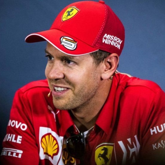 Jual Scuderia Ferrari F1 2019 RARE Sebastian Vettel Cap Mission Winnow ...