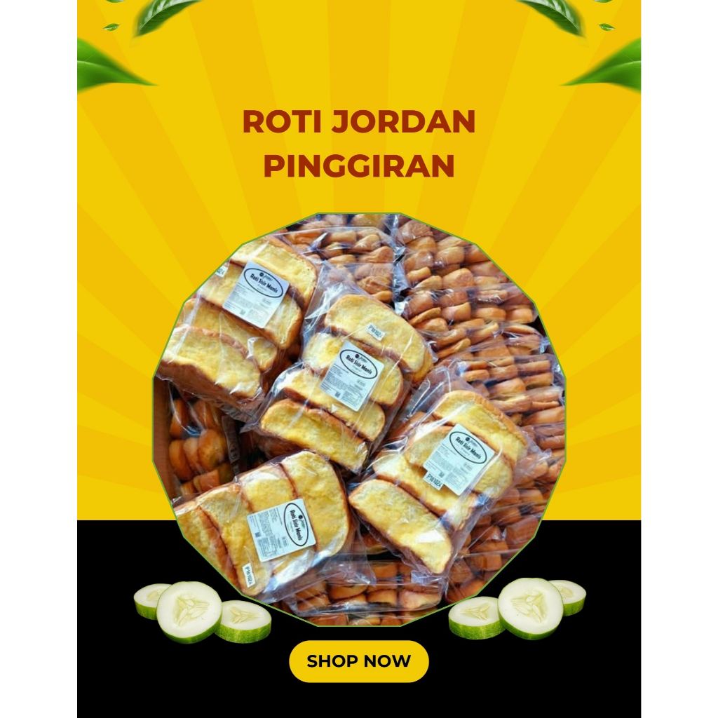 Jual ROTI JORDAN PINGGIRAN 150 gr 10-12 slice qty 2 - 5pck | Shopee ...