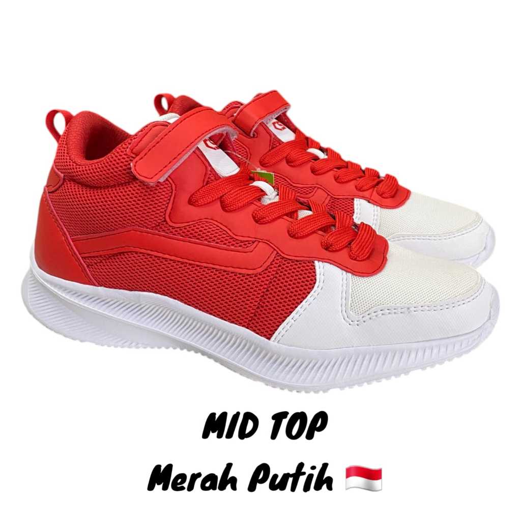 Jual CHOSAMON Mid Top - Sepatu Olahraga Merah Putih Indonesia Senam ...