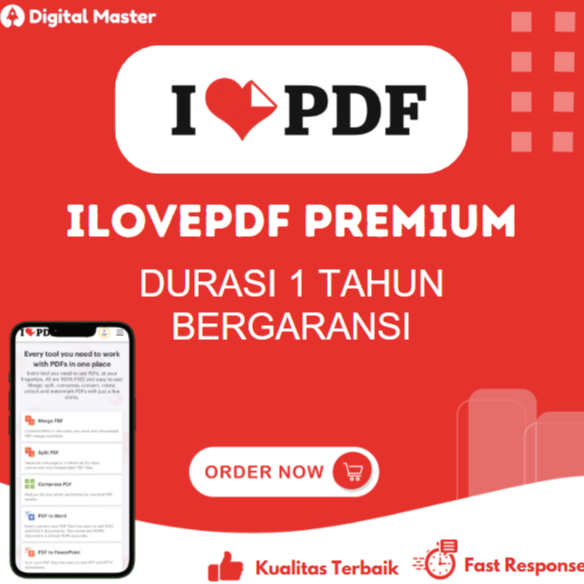 Jual iLovePDF Premium 1 Tahun Resmi Bergaransi | i love pdf pro | Shopee Indonesia
