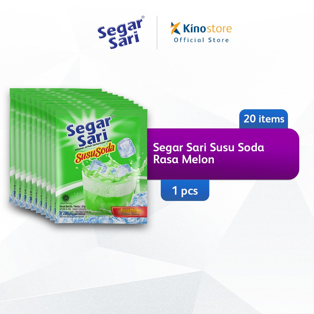 Jual Segar Sari Susu Soda Rasa Melon | Shopee Indonesia