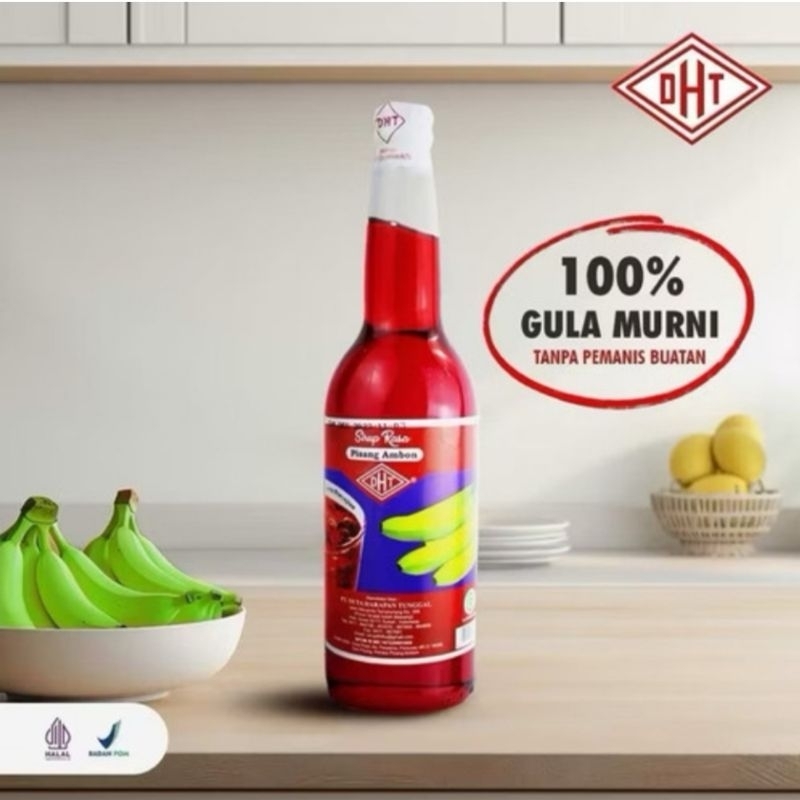 Jual Sirup DHT Pisang Ambon 620 ml Khas Makassar (plus bubble wrap ...