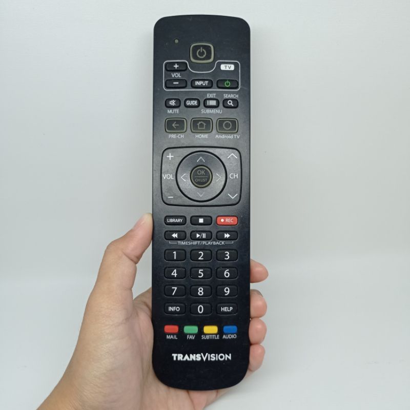 Jual Remote TV Dekoder Digital Original Bergaransi Transvision (Android ...