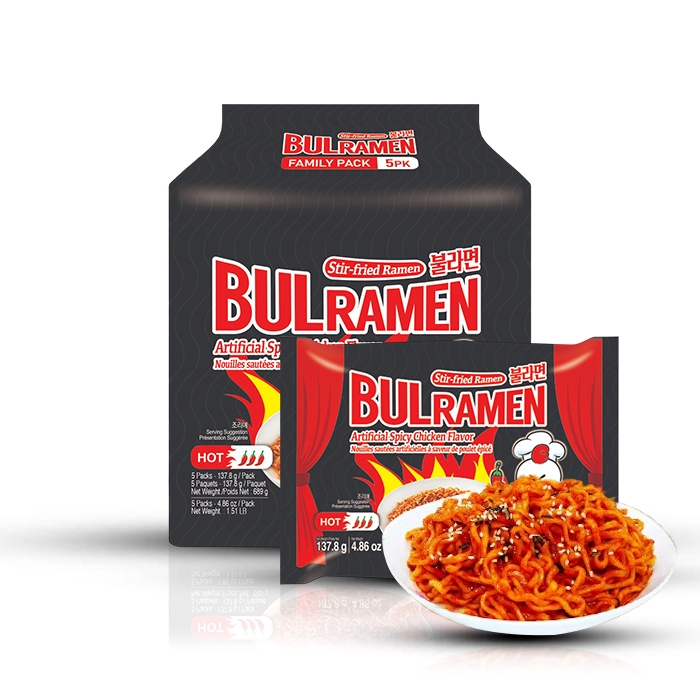 Jual BUL RAMEN Original Stir-Fried Ramen with Artificial Hot Spicy ...