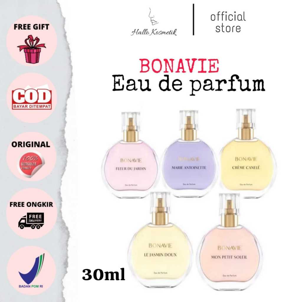 Jual BONAVIE EAU PARFUM 30ML EDP SERIES | Shopee Indonesia