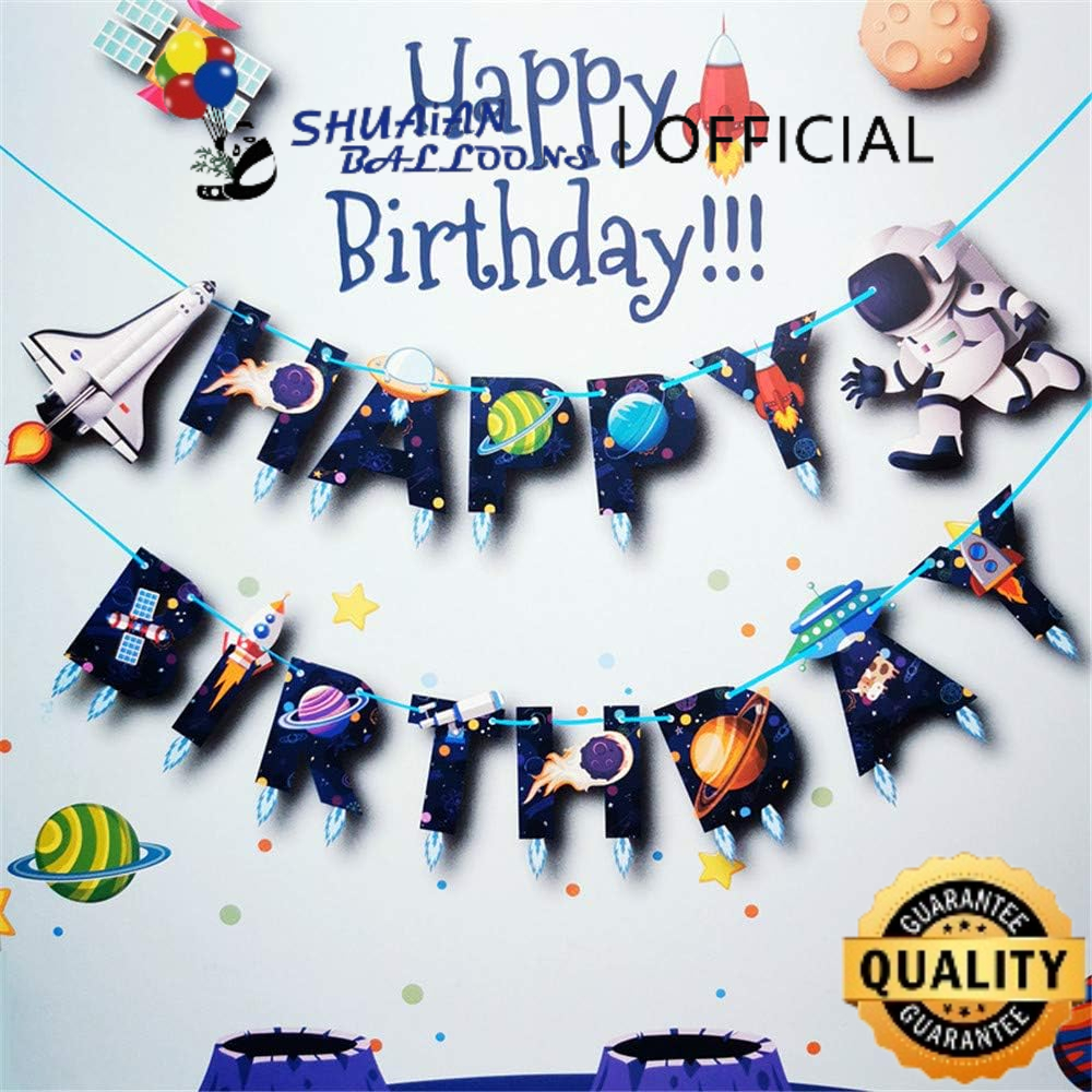 Jual SHUAIAN Banner Happy Birthday Karakter Animasi Tema Anak Laki-Laki ...