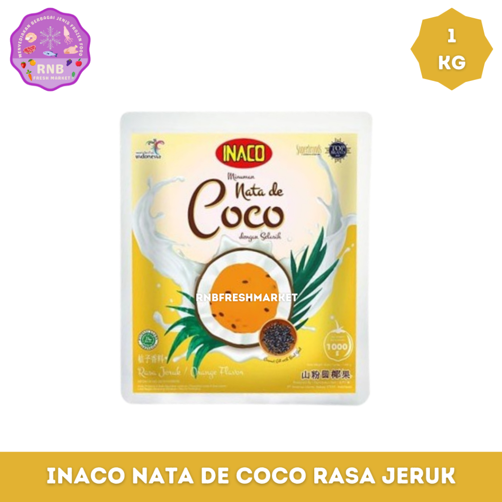 Jual Inaco Nata De Coco Dengan Selasi Rasa Jeruk Netto 1 Kg | Shopee ...