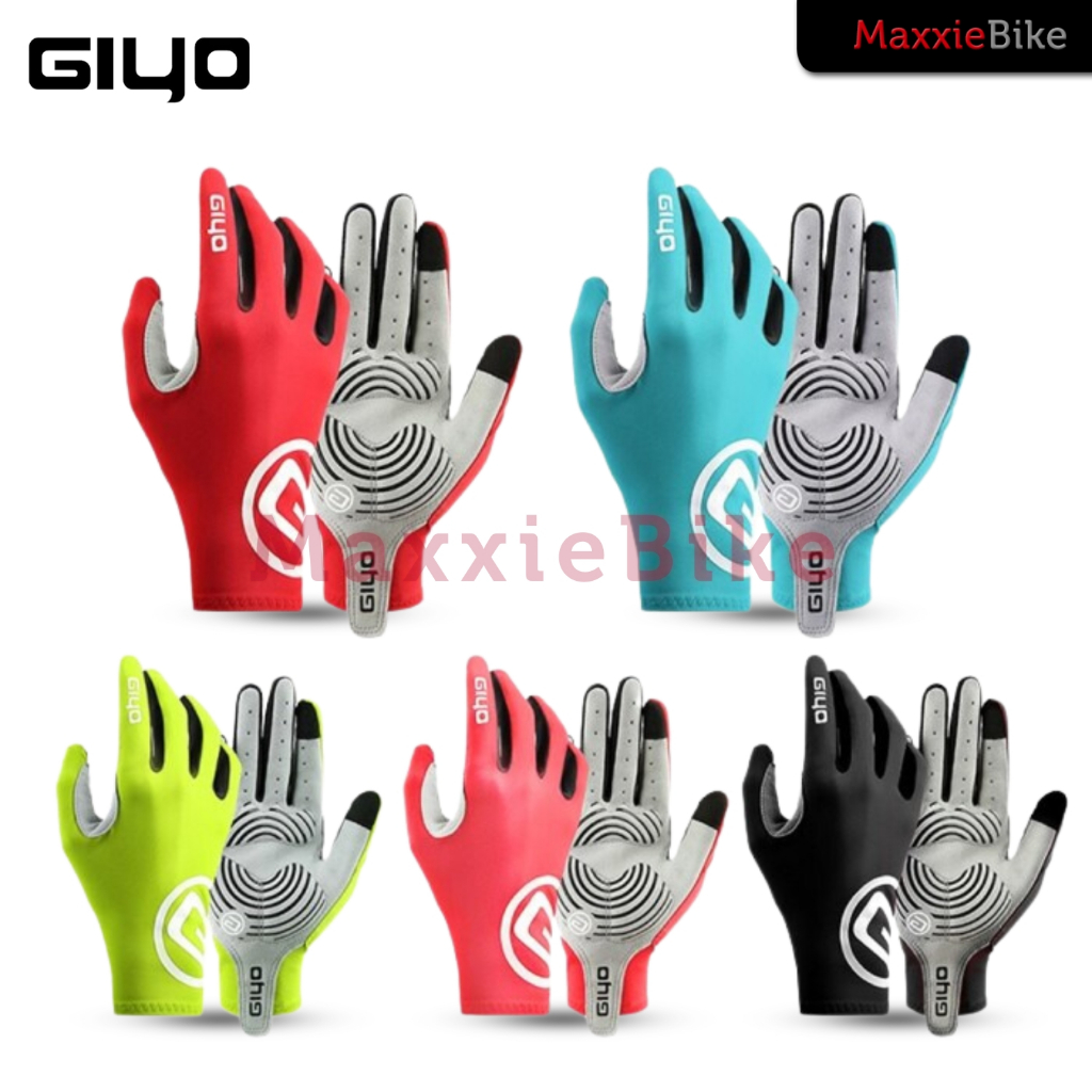 Jual GIYO S02-L Sarung Tangan Sepeda Bike Glove Full Finger Cycling ...