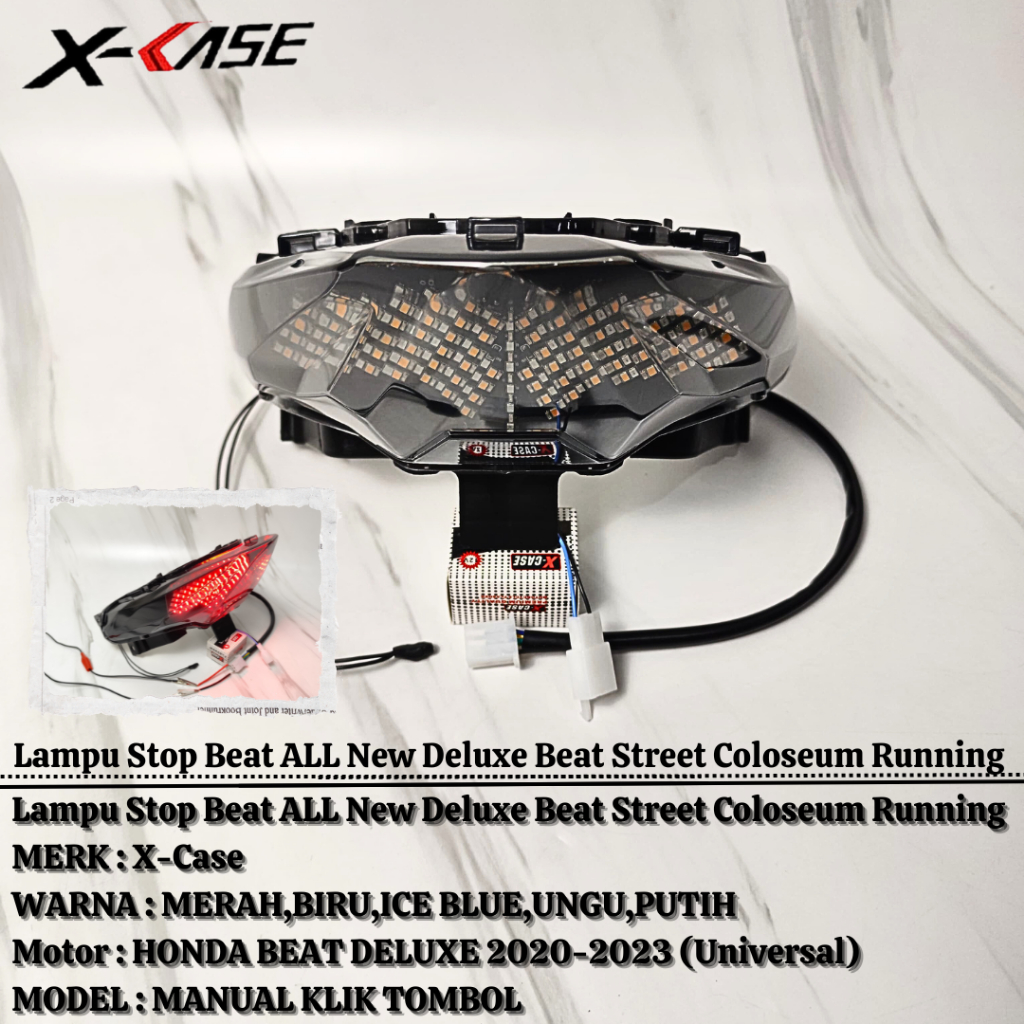 Jual Stoplamp Lampu Rem Running Beat New Beat Deluxe Street Beat Eco ...